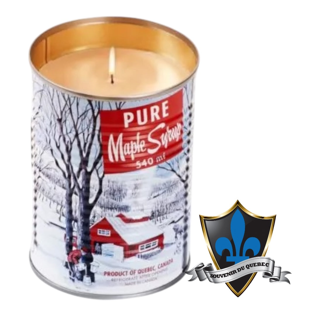 Maple Syrup Travel Candle 540g. – Souvenir Du Quebec