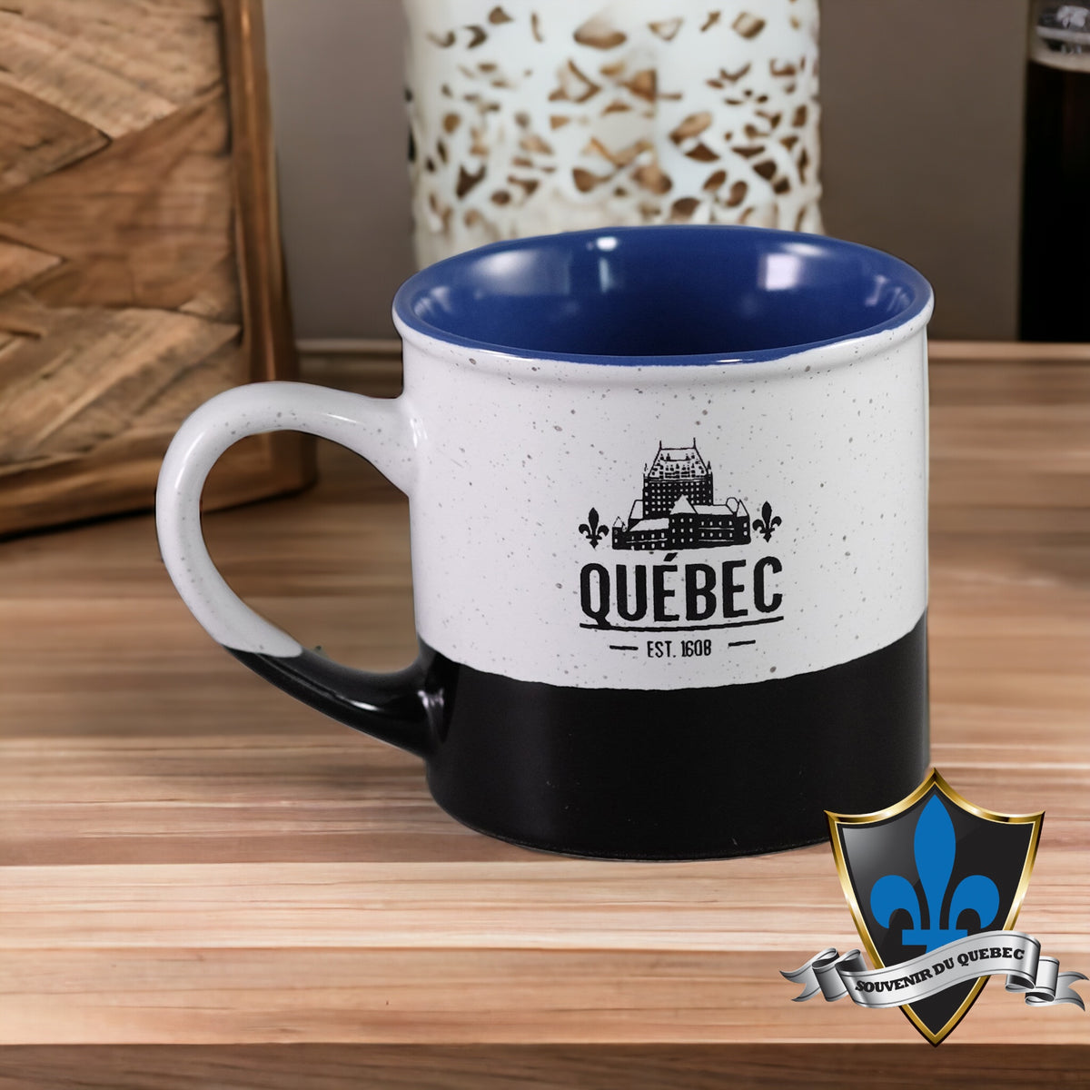 Quebec tri colour coffee Mug. – Souvenir Du Quebec