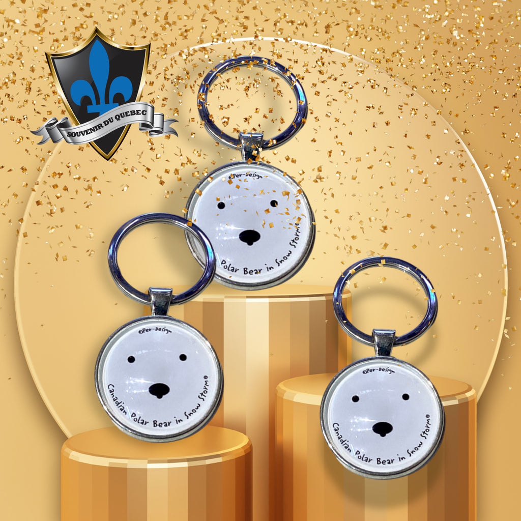 3 Canada Key Rings – Souvenir Du Quebec