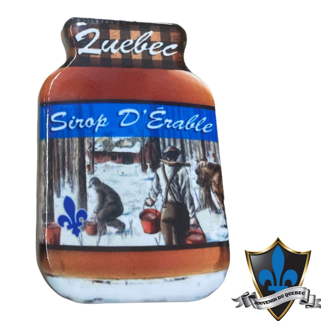 Quebec magnet maple syrup bottle. – Souvenir Du Quebec