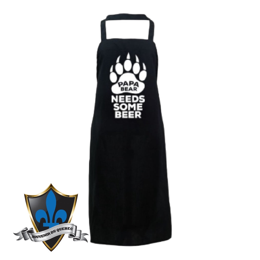 Papa Bear need Beer Canada Apron. – Souvenir Du Quebec