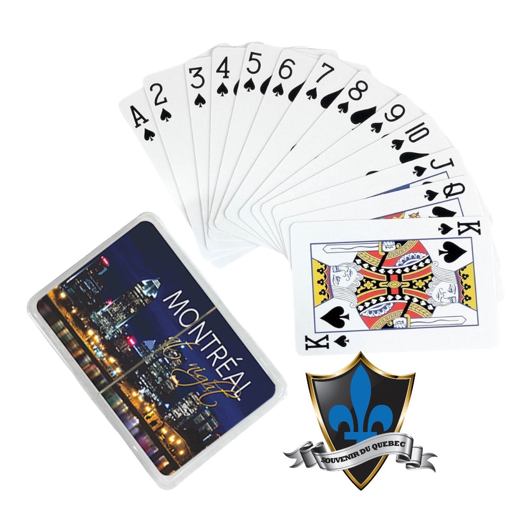 Montreal Playing cards. – Souvenir Du Quebec