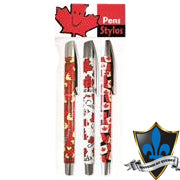 Canadian 3 Pen Sets. – Souvenir Du Quebec